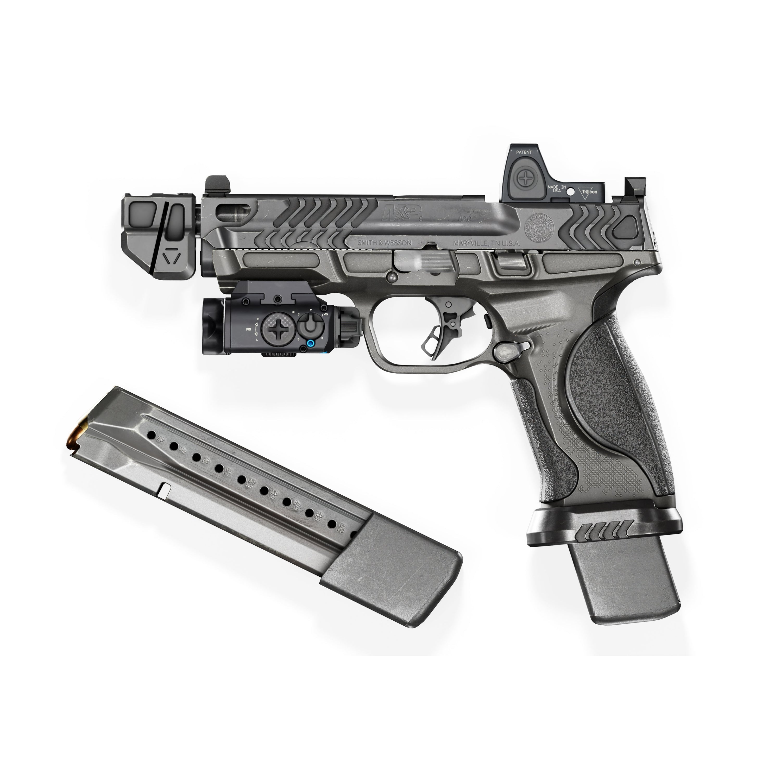 EOTECH VUDU 3-9X32 SFP - Low Poly 3D Model | Game-Ready Asset ...