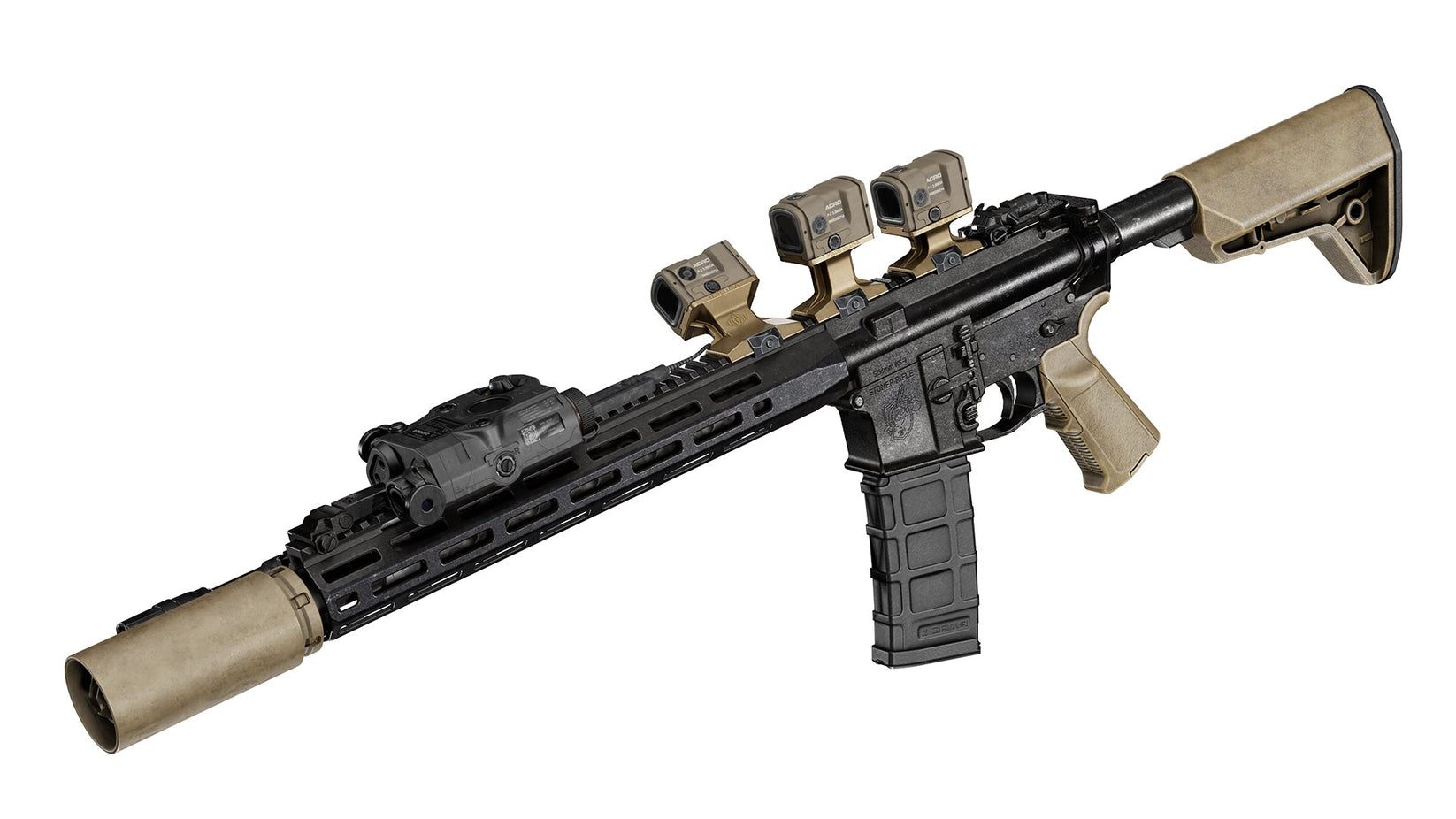 AIMPOINT ACRO P2 RED DOT SIGHT - Low Poly 3D Model Game-Ready Asset ...