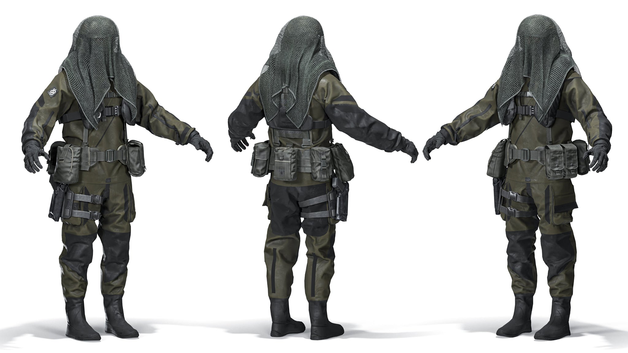 DANISH FROGMAN OPERATOR (RIGGED) – 3DMilitaryAssets