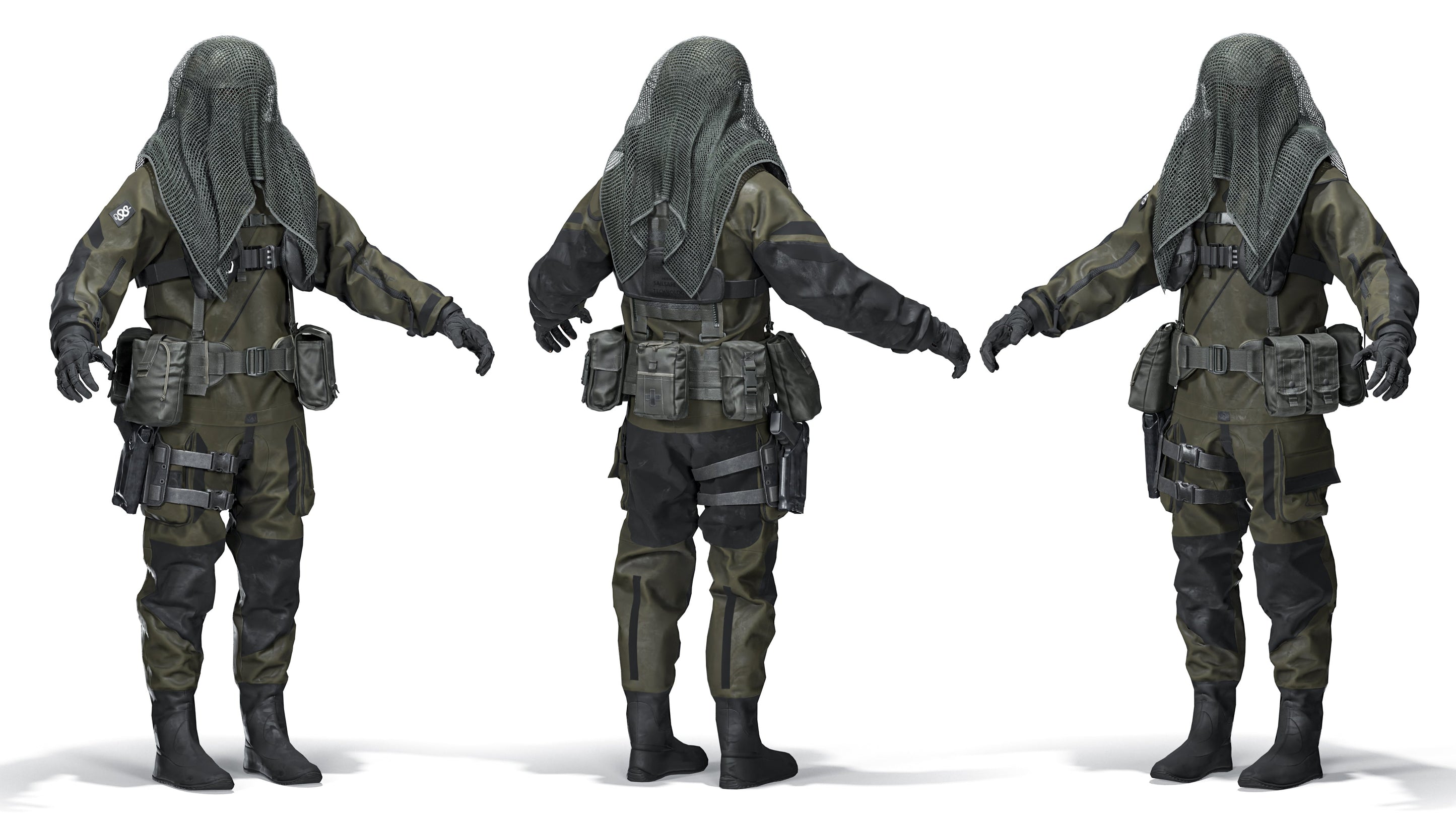 DANISH FROGMAN OPERATOR (RIGGED) – 3DMilitaryAssets