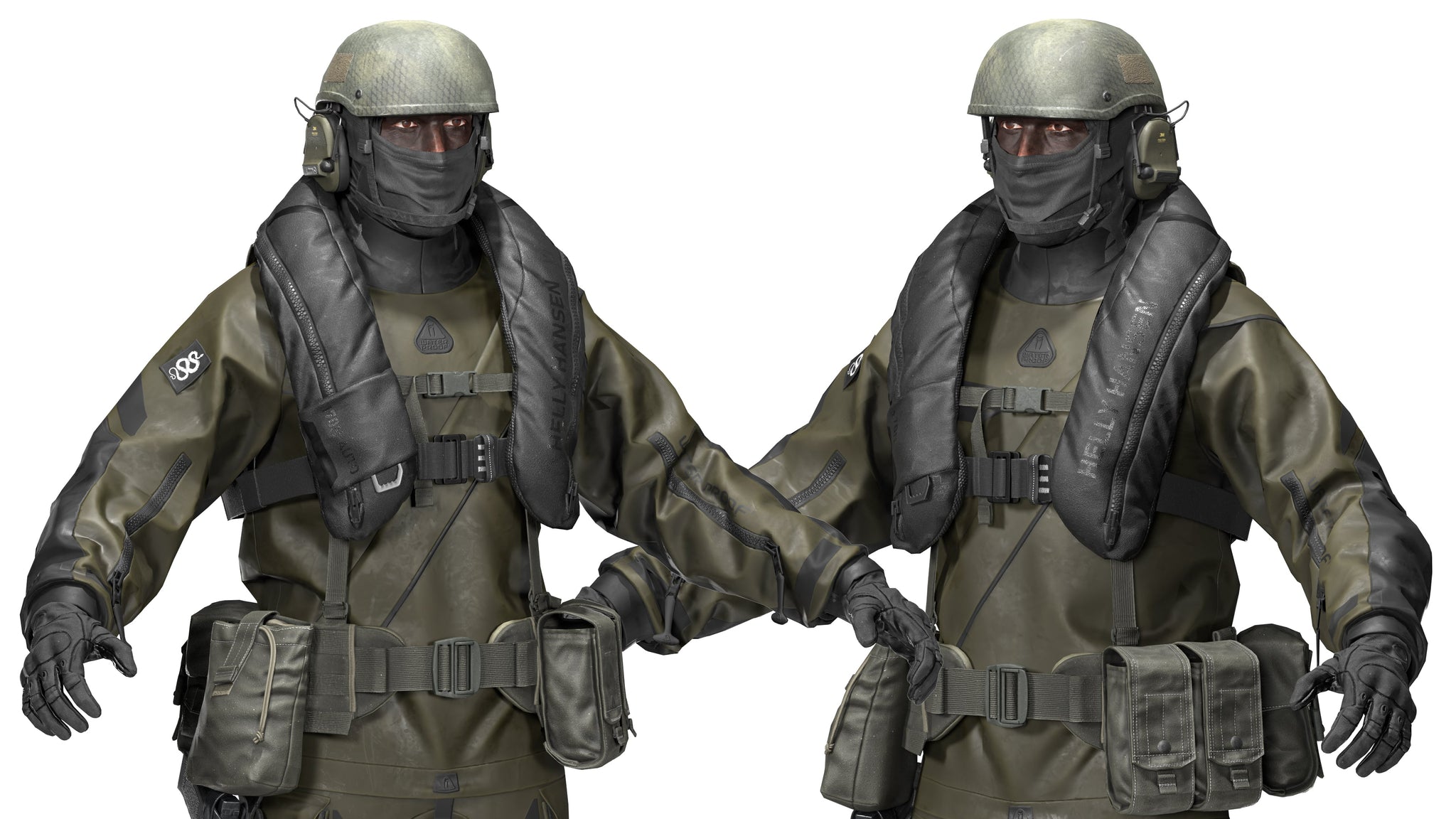 DANISH FROGMAN OPERATOR (RIGGED) – 3DMilitaryAssets