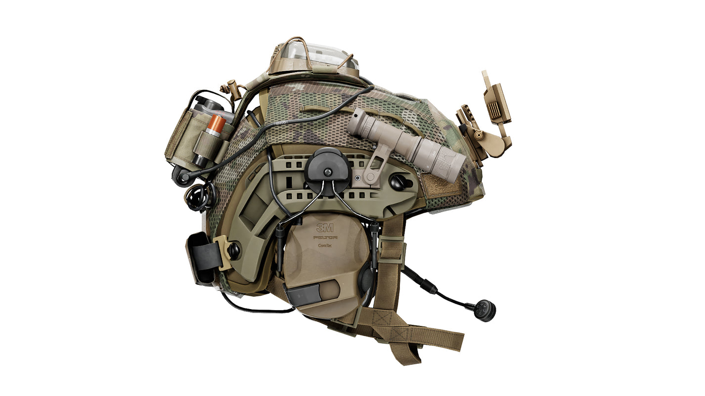 AIRFRAME HELMET - Low Poly 3D Model | Game-Ready Asset | 3DMA ...