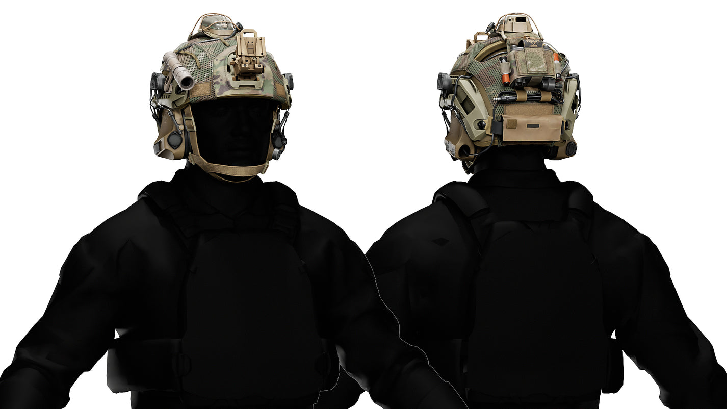 AIRFRAME HELMET - Low Poly 3D Model | Game-Ready Asset | 3DMA ...