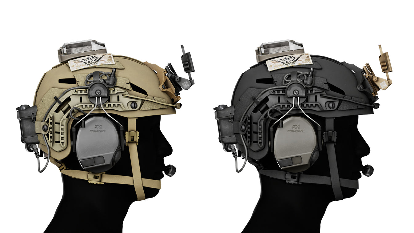 GALVION CAIMAN BUMP AND BALLISTIC HELMET BUNDLE - Low Poly 3D Model ...
