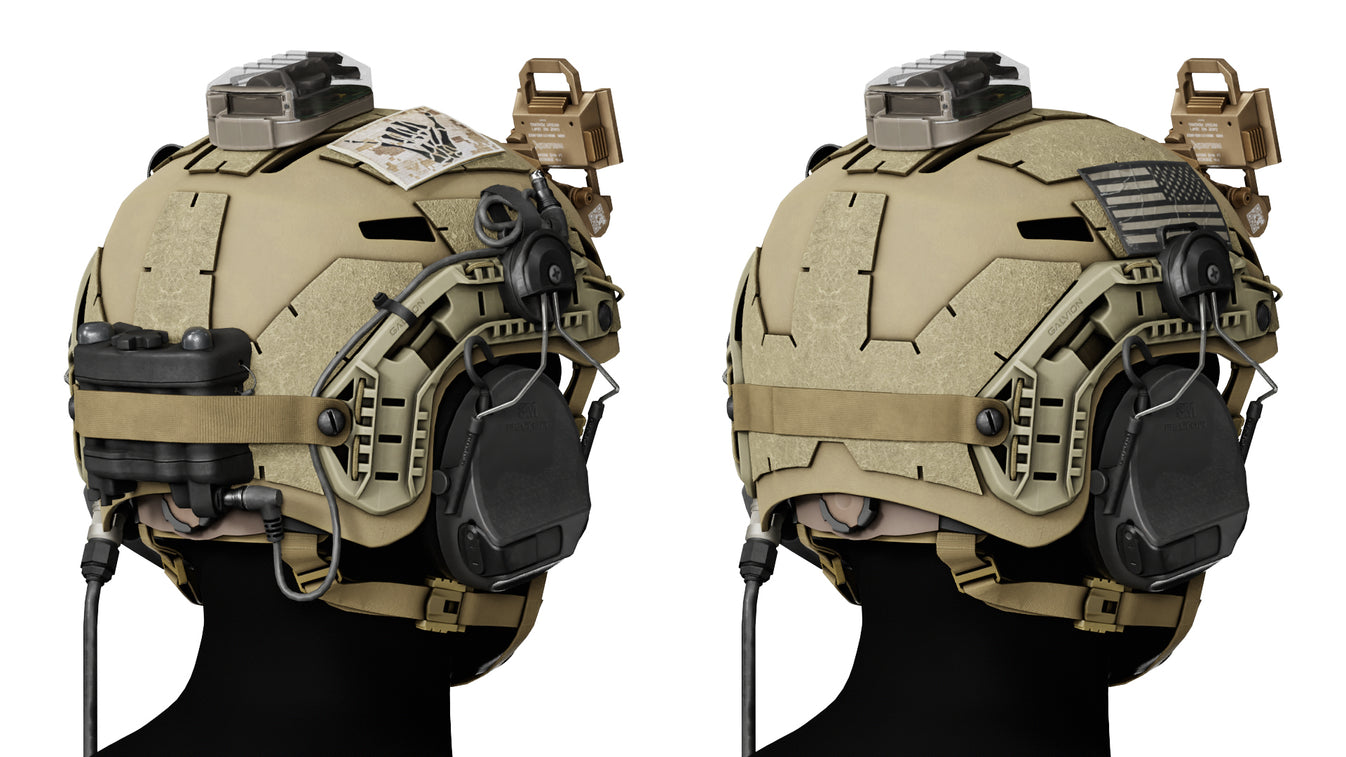GALVION CAIMAN BUMP AND BALLISTIC HELMET BUNDLE - Low Poly 3D Model ...