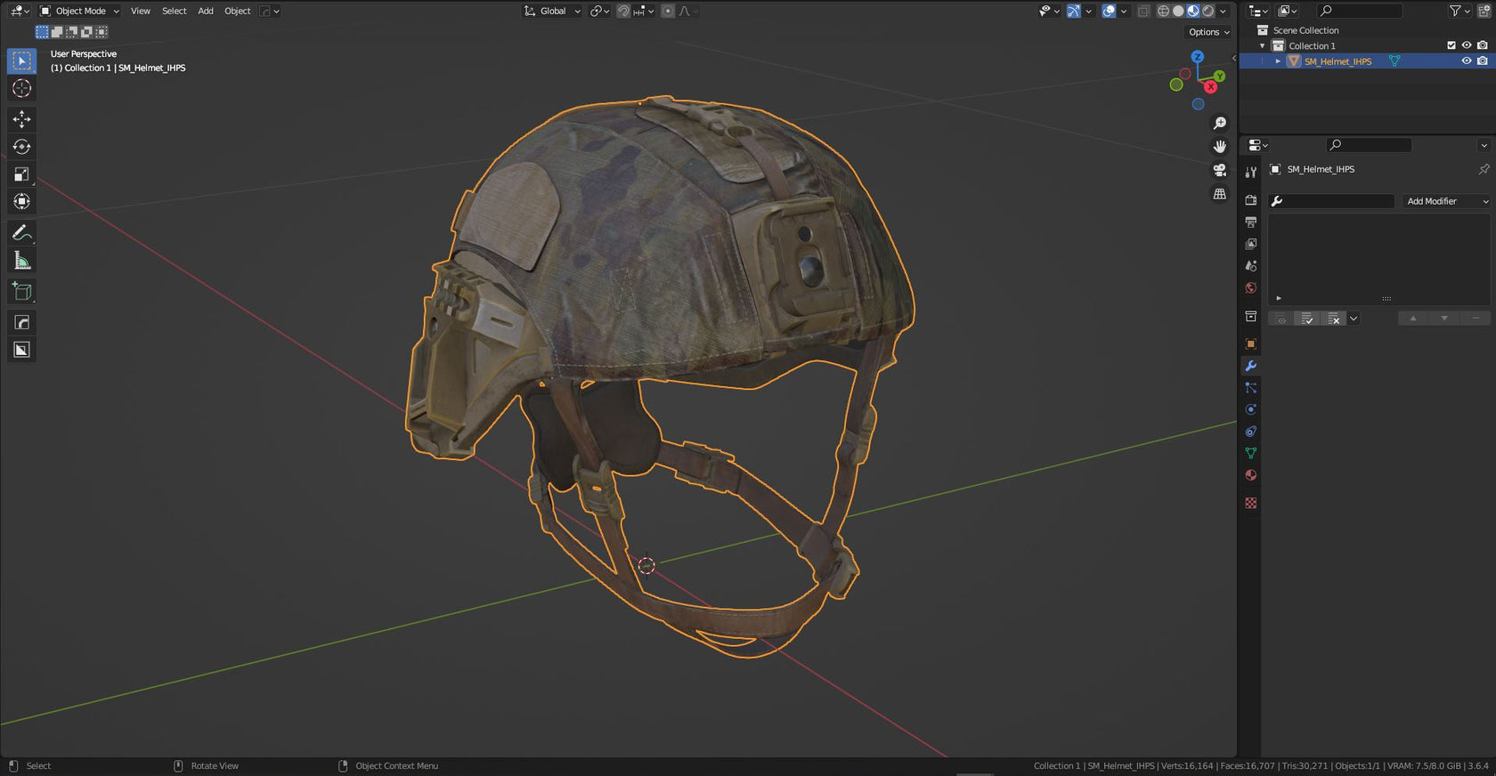 IHPS US ARMY HELMET – 3DMilitaryAssets