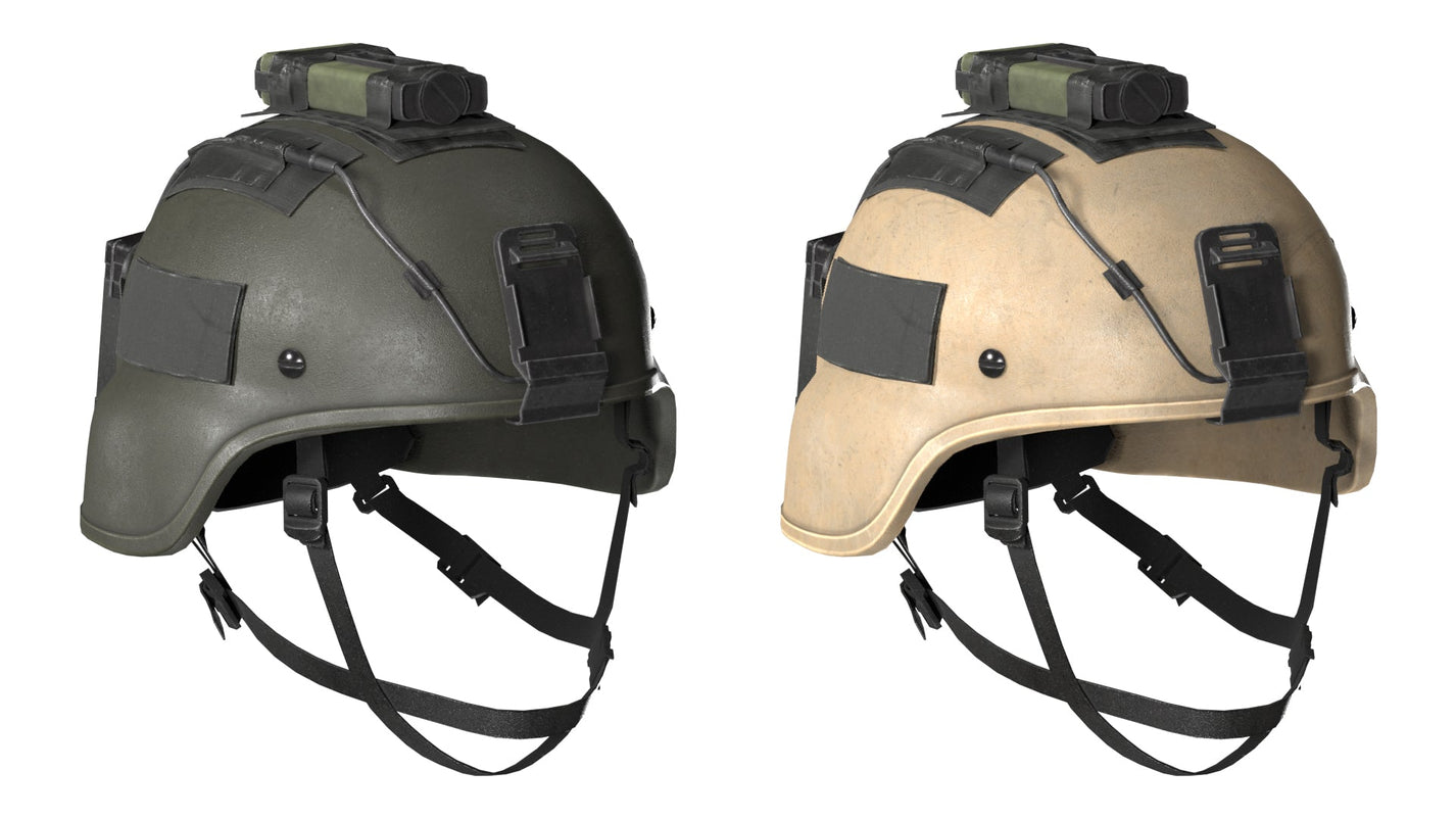 MICH HELMET LOW CUT - Low Poly 3D Model | Game-Ready Asset | 3DMA ...