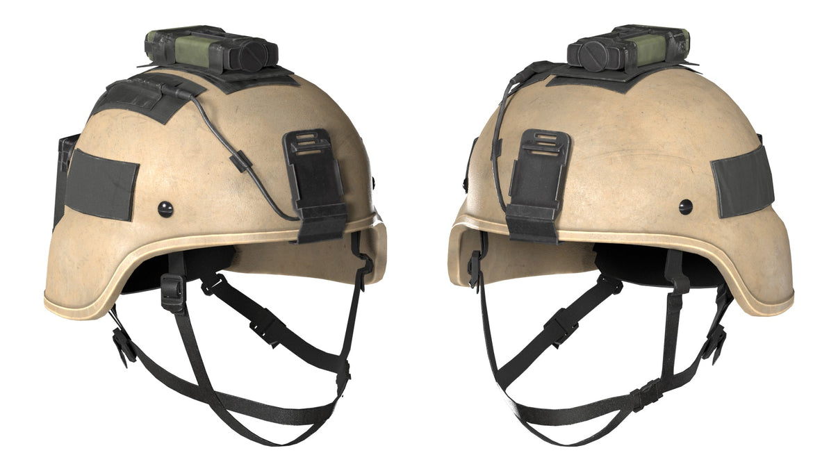 MICH HELMET LOW CUT - Low Poly 3D Model | Game-Ready Asset | 3DMA ...