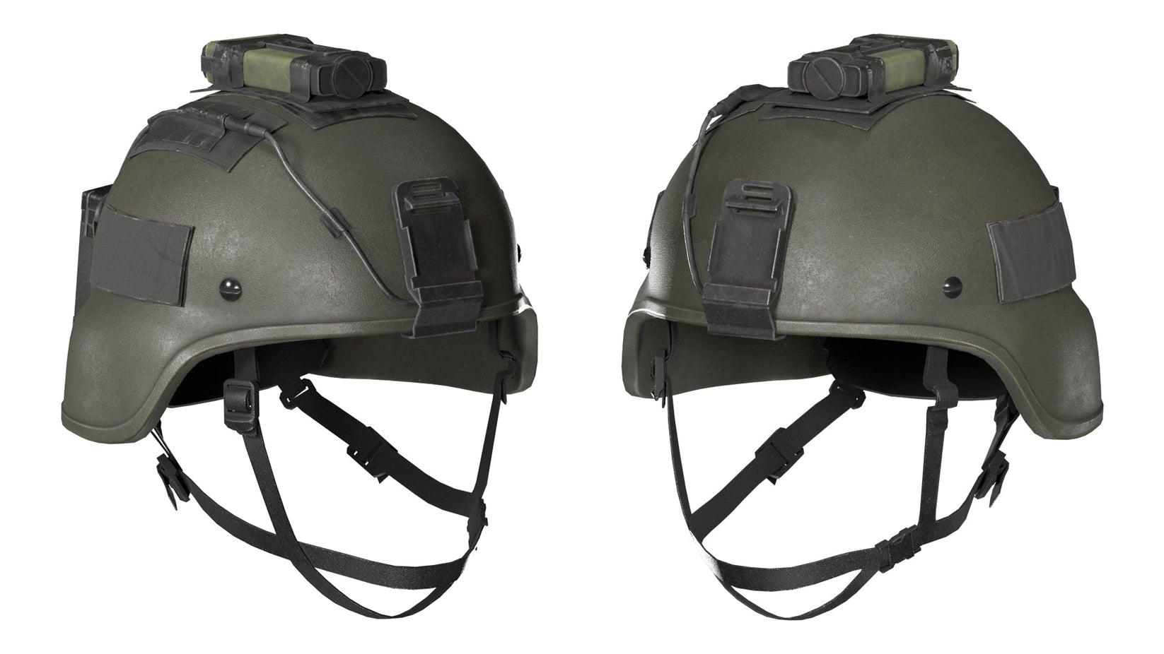 MICH HELMET LOW CUT - Low Poly 3D Model | Game-Ready Asset | 3DMA ...