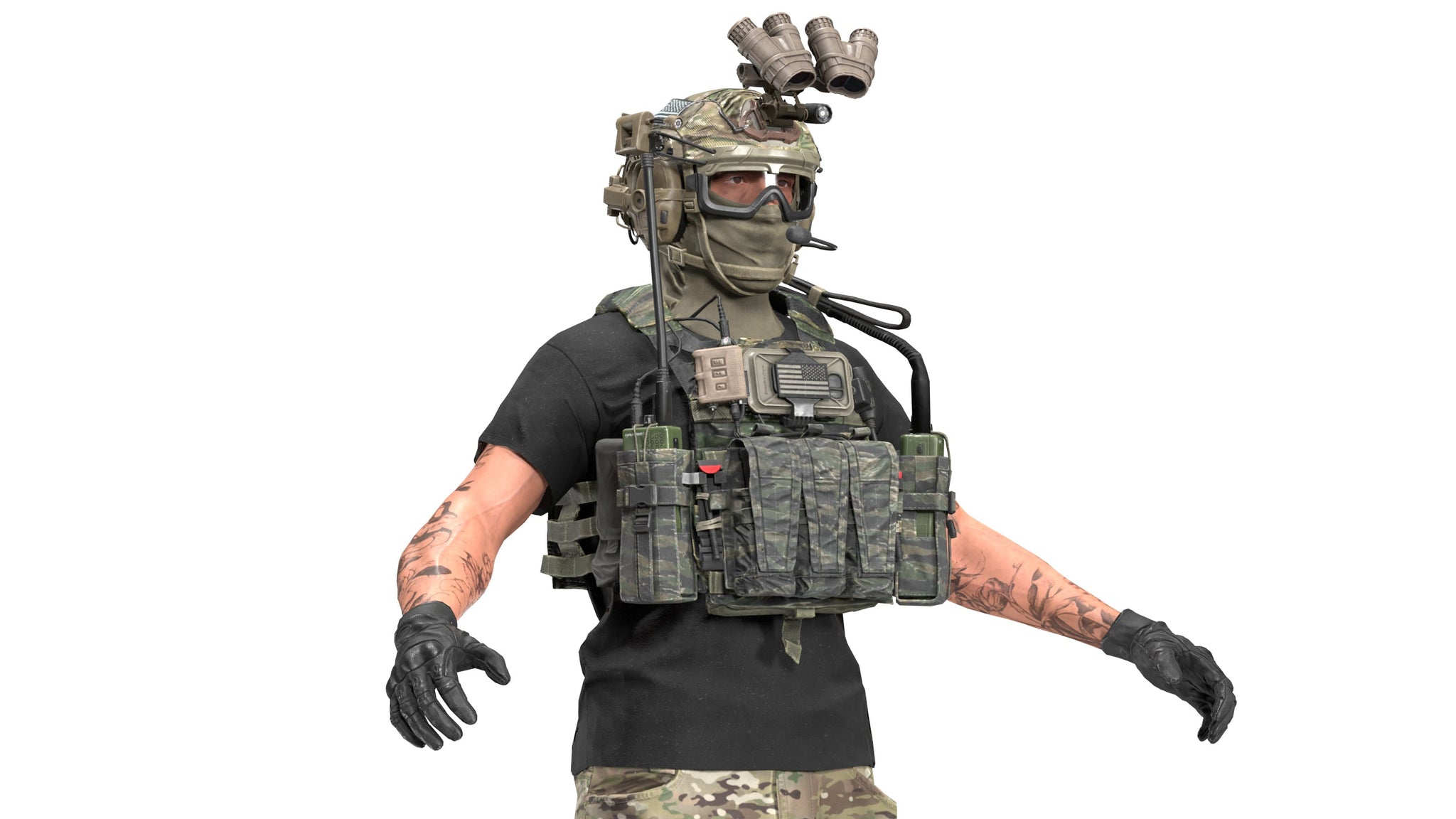 OPS CORE STEP IN PROTECTION GOGGLES – 3DMilitaryAssets