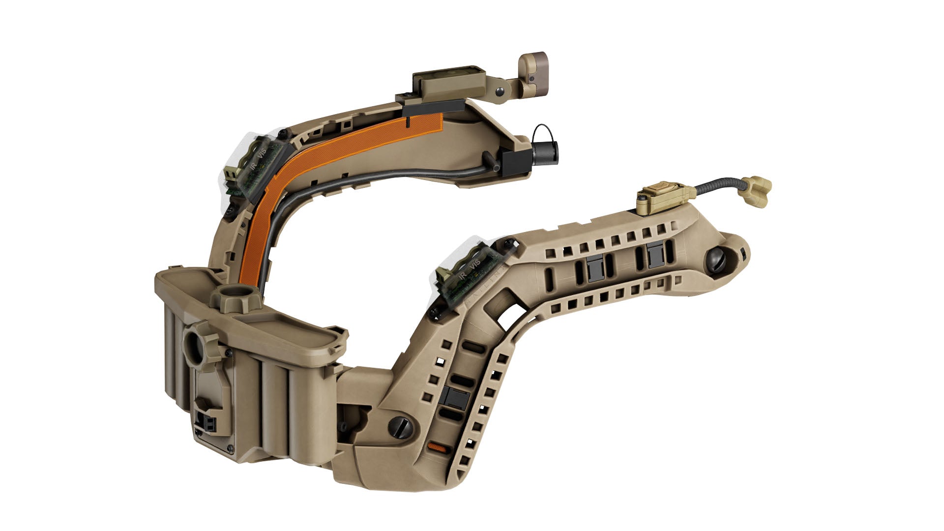 OPSCORE RAILINK DATA ARC RAIL SYSTEM - Low Poly 3D Model | Game-Ready ...