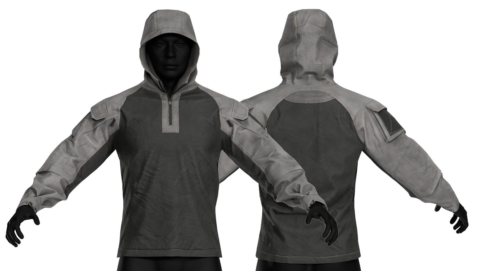 AEM01 TACTICAL JACKET - Low Poly 3D Model | Game-Ready Asset | 3DMA ...