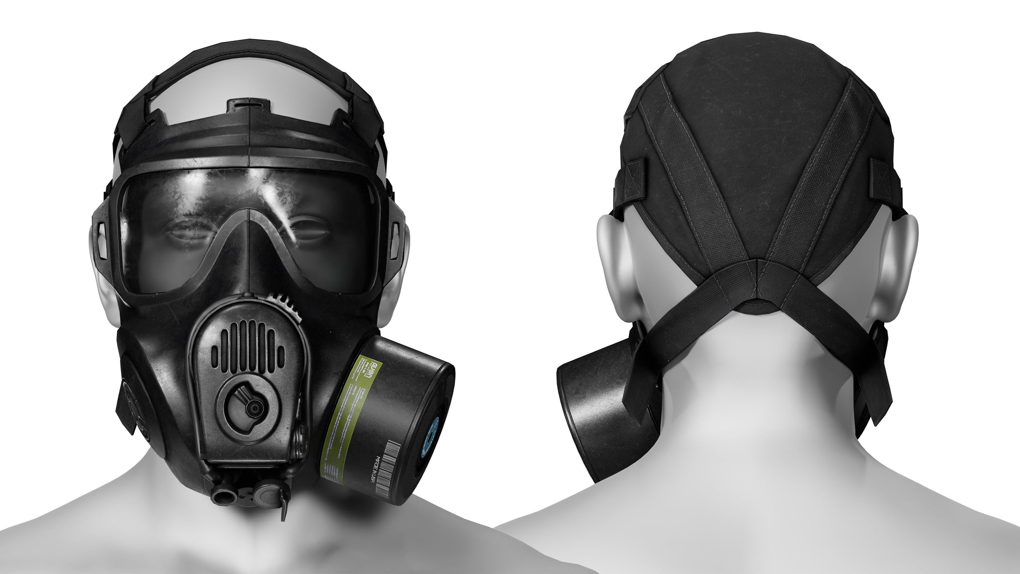 AVON M53A1 GAS MASK – 3DMilitaryAssets