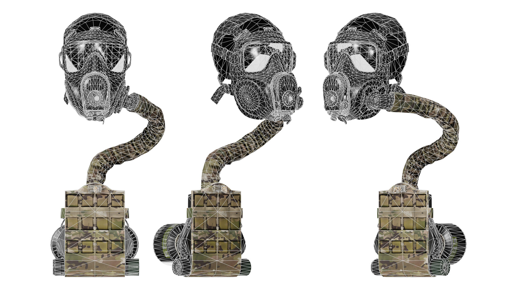 AVON M53A1 GAS MASK – 3DMilitaryAssets