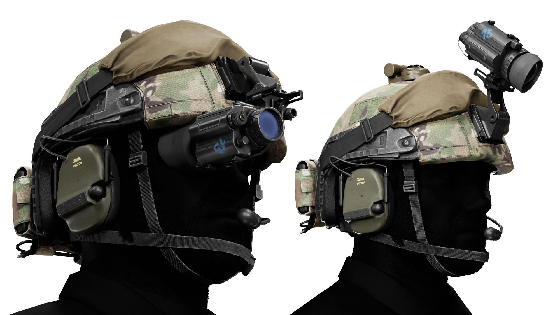 AN PVS 14 MNVD - Low Poly 3D Model | Game-Ready Asset | 3DMA ...