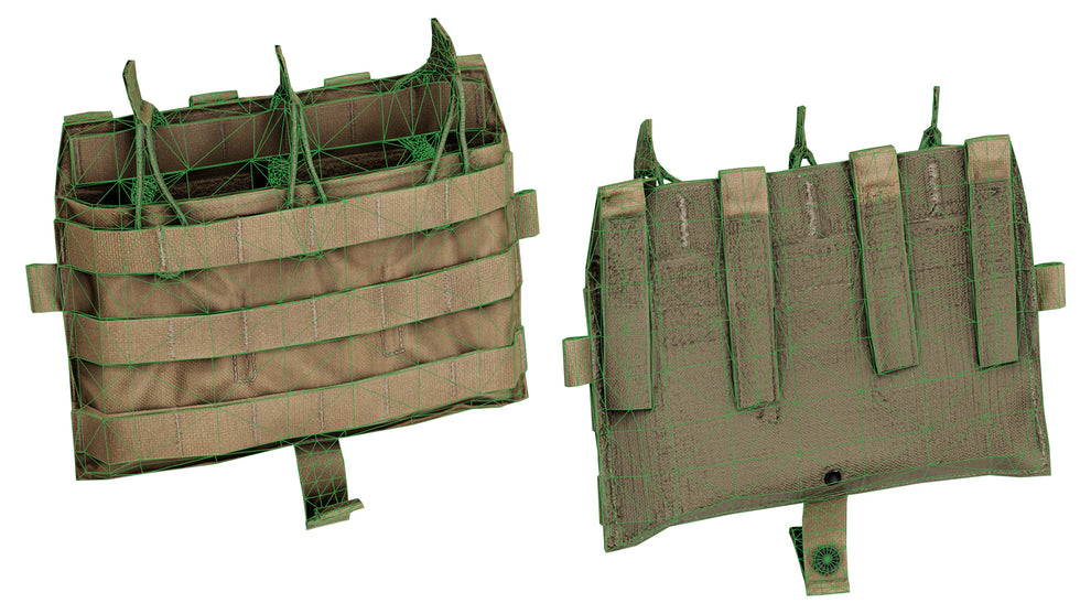AVS DETACHABLE FLAP MAG POUCH | Low-Poly 3D Moldel | 3DMA ...
