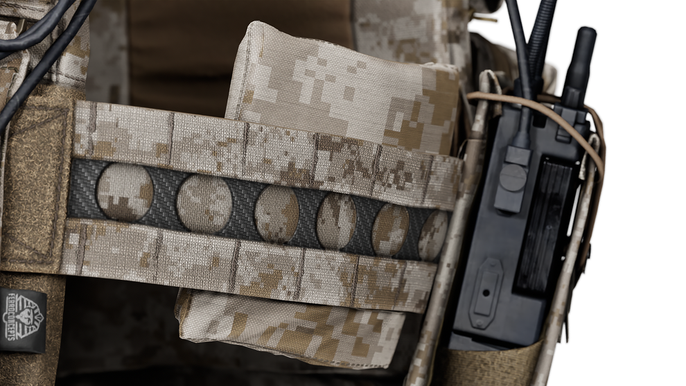 FERRO CONCEPTS SIDE PLATE POCKETS - Low Poly 3D Model | Game-Ready ...