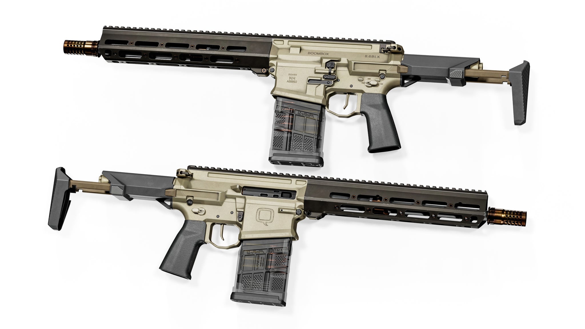 Q BOOMBOX 8 6 BLK RIFLE – 3DMilitaryAssets