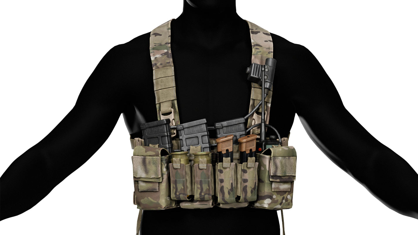 HALEY STRATEGIC D3CRXM CHEST RIG - Low Poly 3D Model | Game-Ready ...