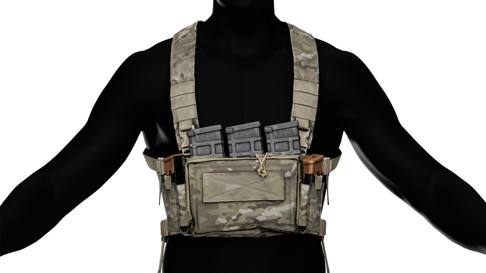HALEY STRATEGIC D3CRXM CHEST RIG - Low Poly 3D Model | Game-Ready ...