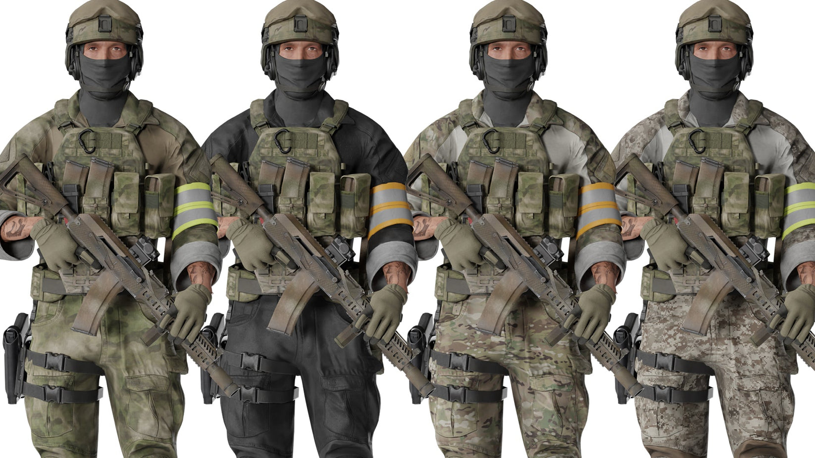 RUSSIAN TACTICAL SOLDIER - Low Poly 3D Model | Game-Ready Asset | 3DMA ...