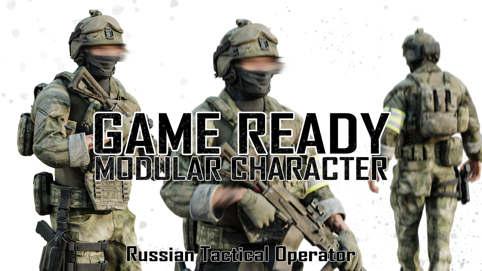 RUSSIAN TACTICAL SOLDIER - Low Poly 3D Model | Game-Ready Asset | 3DMA ...