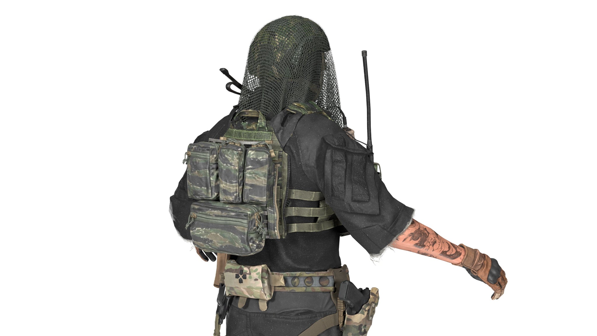 MILITARY FROGMAN SCRIM – 3DMilitaryAssets