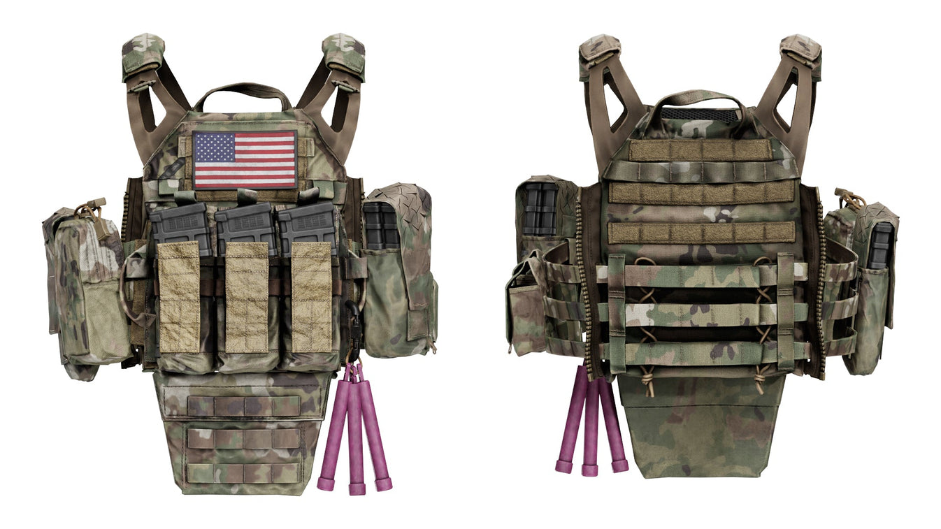 CRYE JPC 2 PLATE CARRIER V4 - Low Poly 3D Model | Game-Ready Asset ...