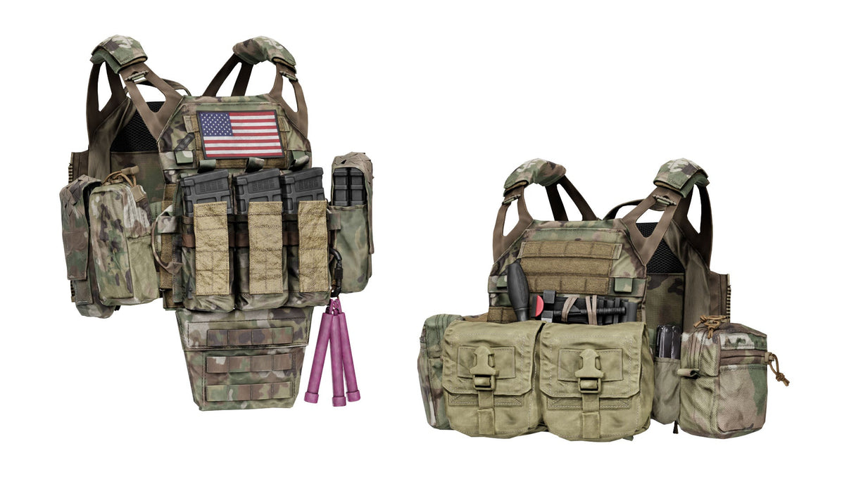 CRYE JPC 2 PLATE CARRIER BUNDLE - Low Poly 3D Model Game-Ready Asset ...