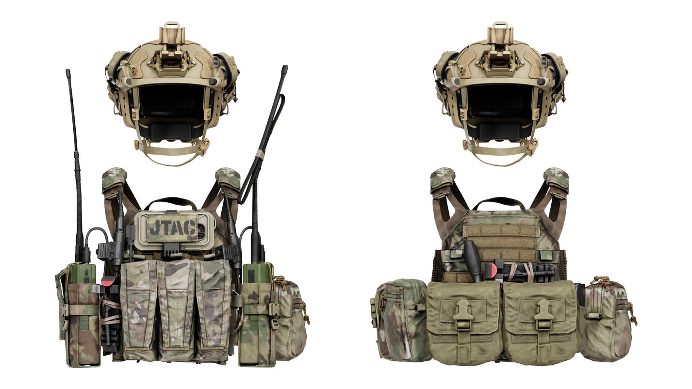 CRYE JPC 2 PLATE CARRIER BUNDLE - Low Poly 3D Model Game-Ready Asset ...