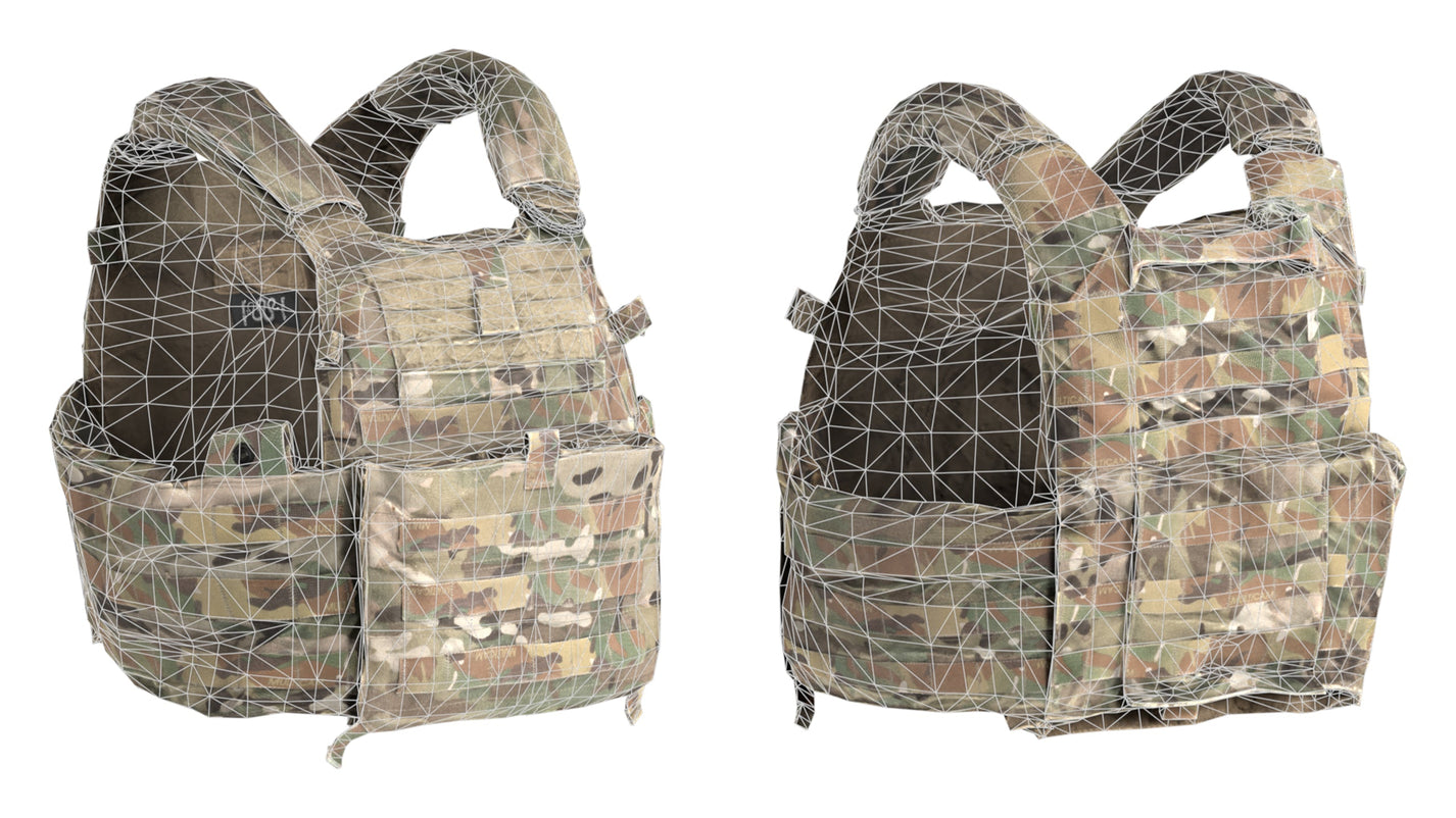 LBT 6094 PLATE CARRIER - Low Poly 3D Model | Game-Ready Asset | 3DMA ...