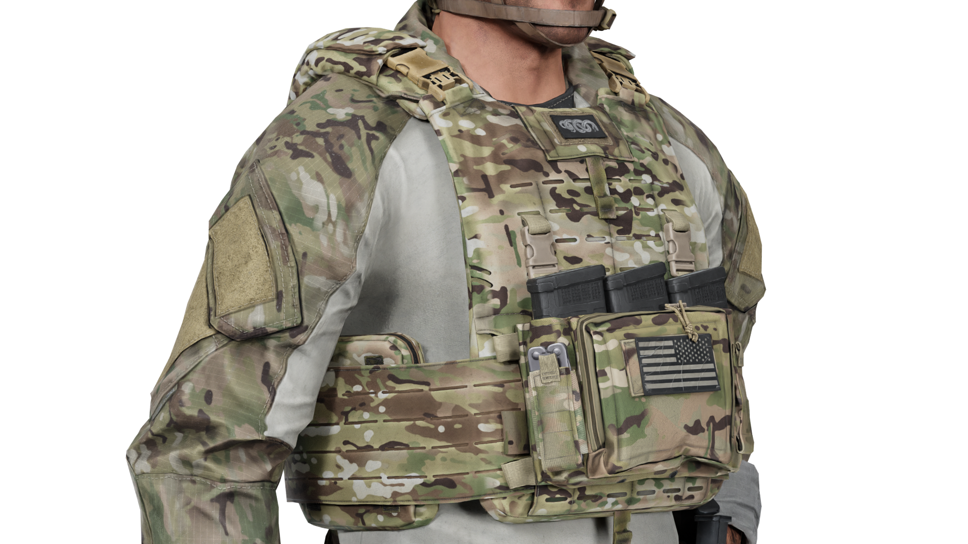 MVS US ARMY PLATE CARRIER VEST – 3DMilitaryAssets