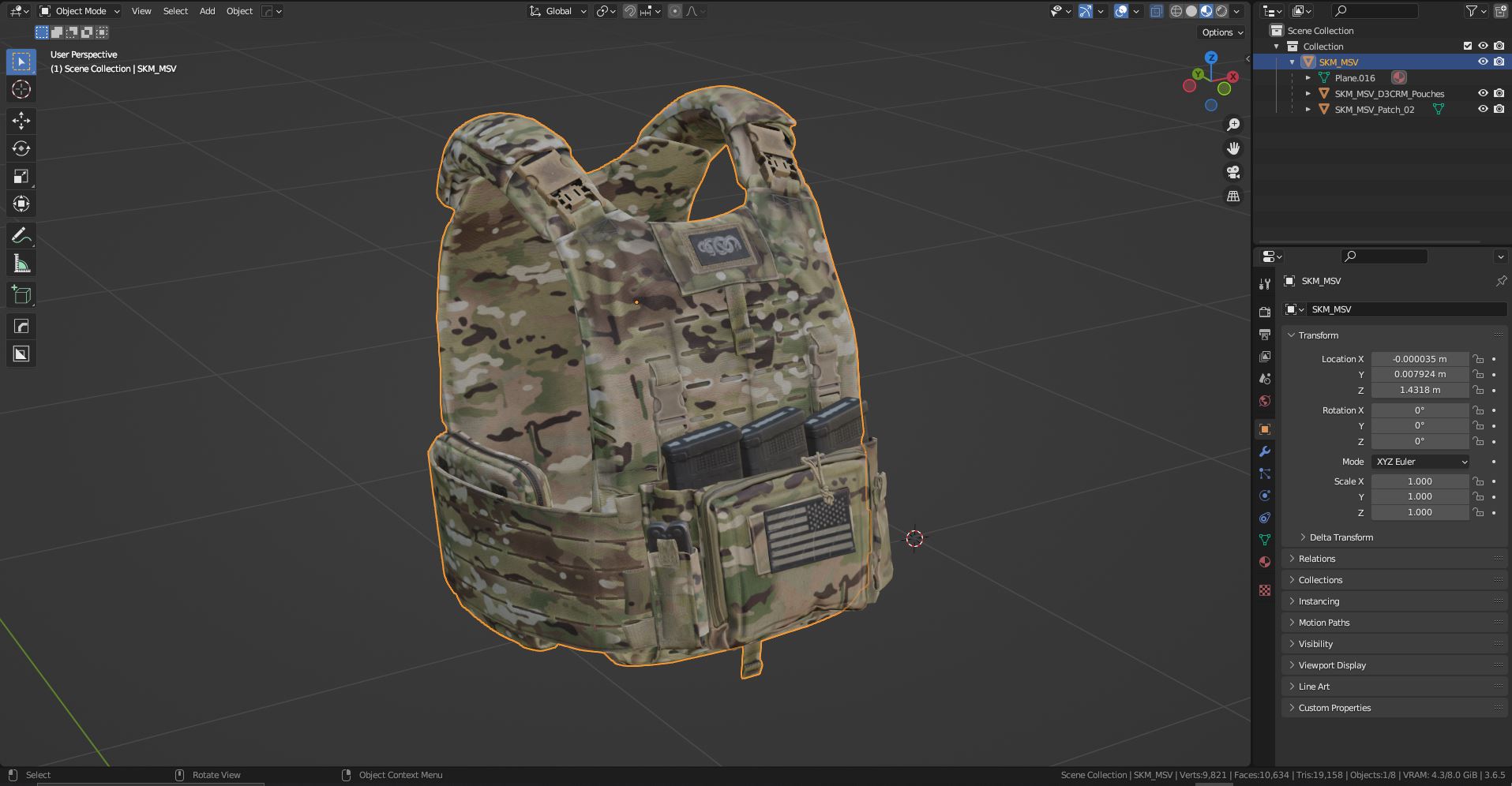 MVS US ARMY PLATE CARRIER VEST – 3DMilitaryAssets