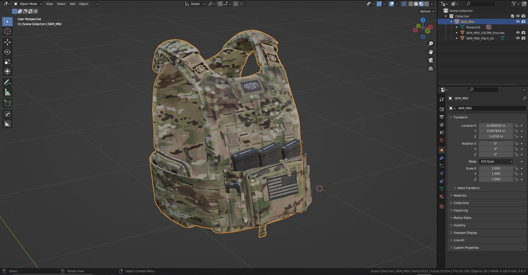 MVS US ARMY PLATE CARRIER VEST – 3DMilitaryAssets