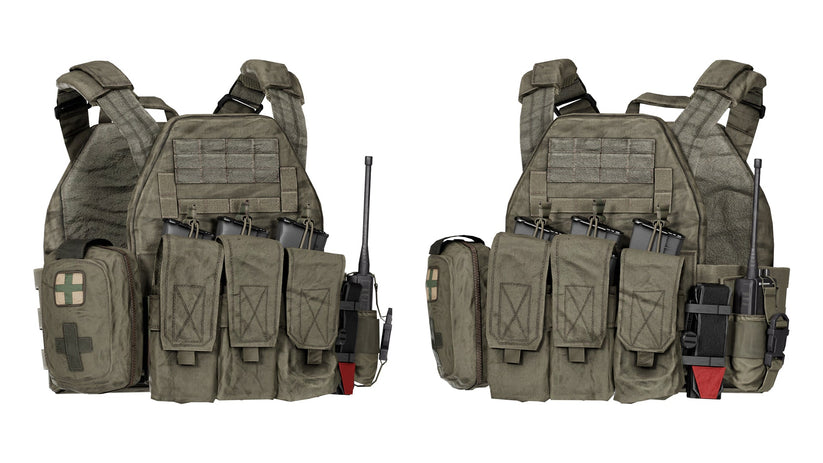 WARTECH TV 110 LBS PLATE CARRIER VEST - Low Poly 3D Model | Game-Ready ...