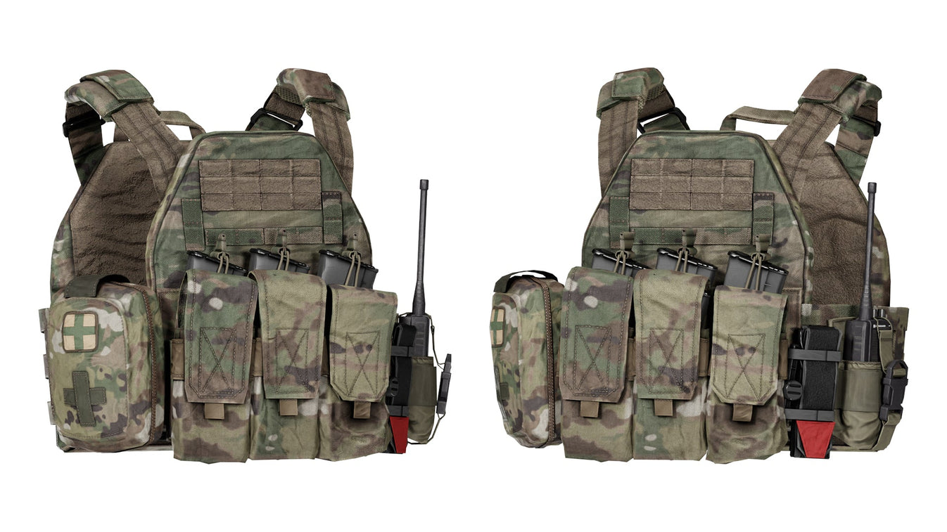 WARTECH TV 110 LBS PLATE CARRIER VEST - Low Poly 3D Model | Game-Ready ...