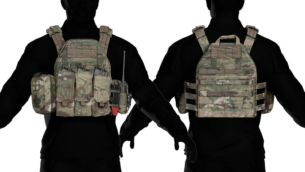WARTECH TV 110 LBS PLATE CARRIER VEST - Low Poly 3D Model | Game-Ready ...