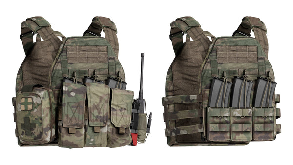 WARTECH TV 110 LBS PLATE CARRIER VEST - Low Poly 3D Model | Game-Ready ...