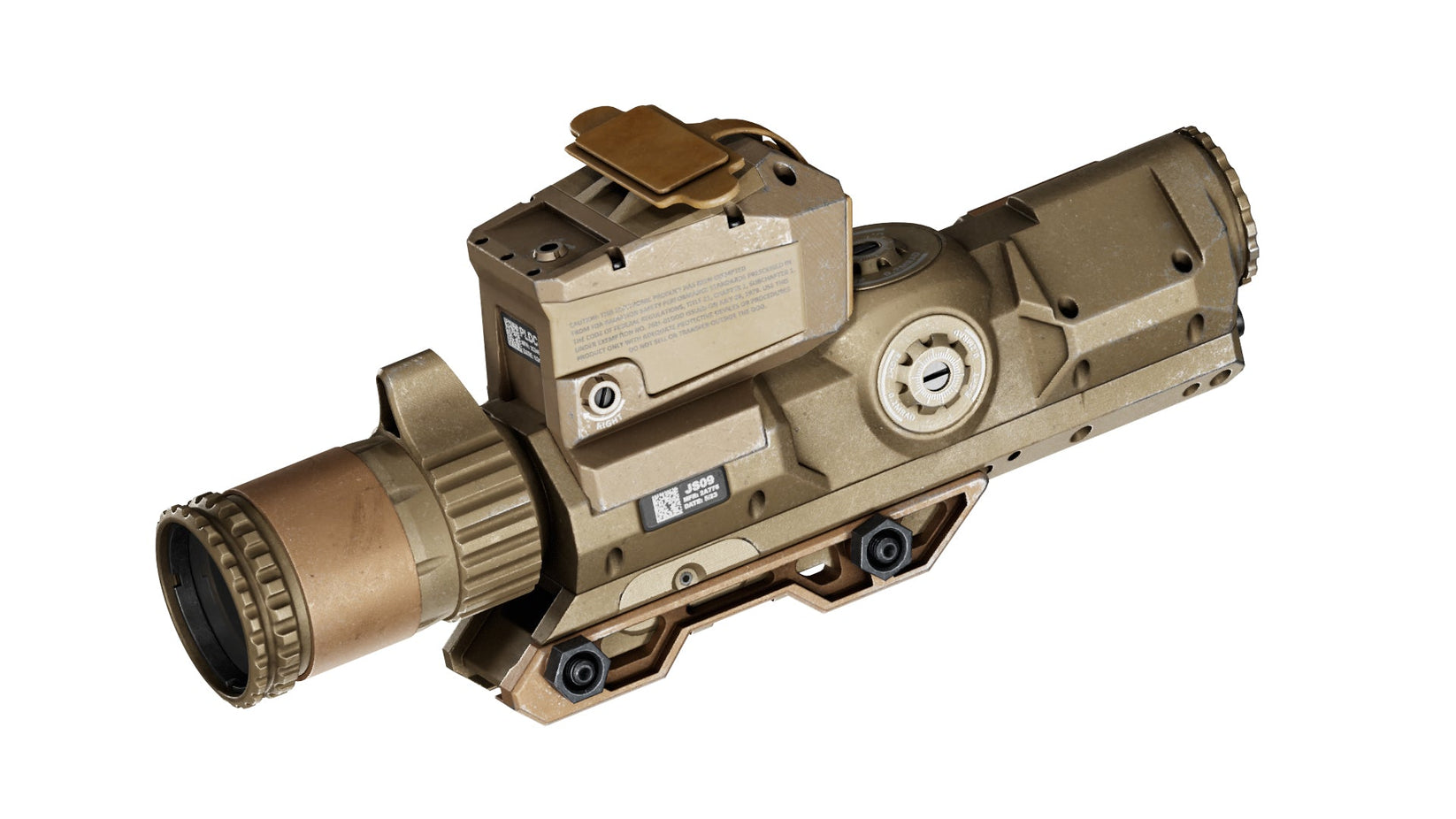 VORTEX XM157 LPVO SCOPE - Low Poly 3D Model | Game-Ready Asset | 3DMA ...