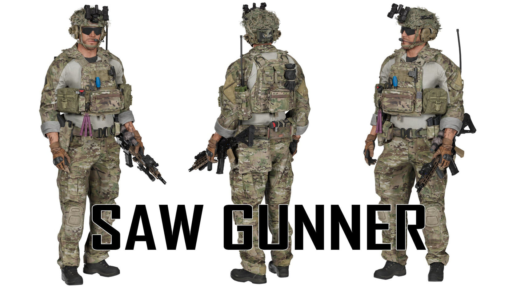 GAME READY RIGGED WESTERN SPECIAL OPERATIONS CHARACTER V2 ...