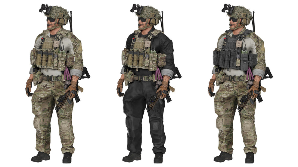 GAME READY RIGGED WESTERN SPECIAL OPERATIONS CHARACTER V2 - Low ...