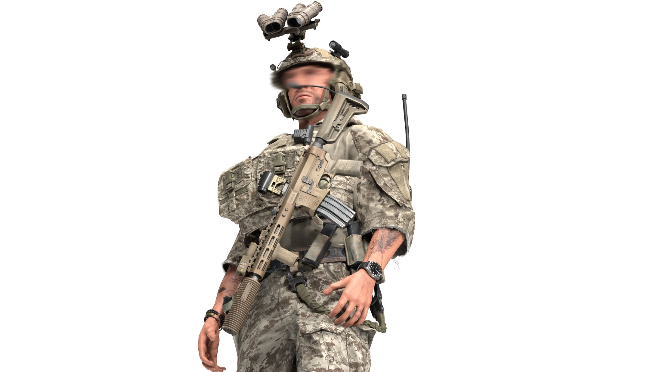 GAME READY RIGGED WESTERN SPECIAL OPERATIONS CHARACTER V3 ...