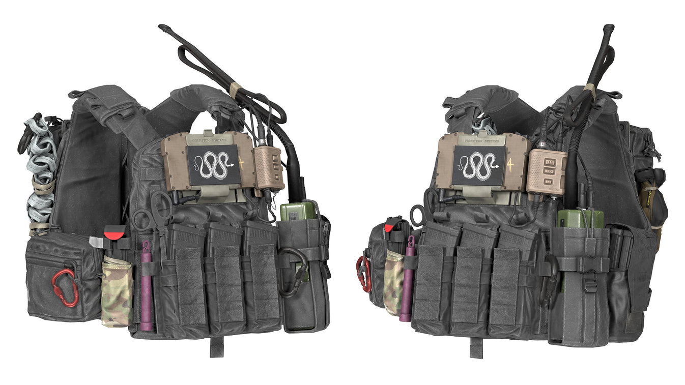 AVS PLATE CARRIER V1 - Low Poly 3D Model | Game-Ready Asset | 3DMA ...