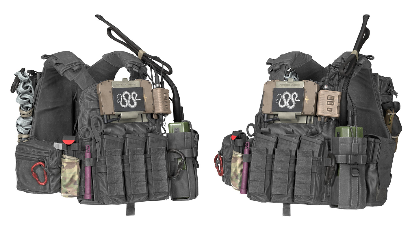 AVS PLATE CARRIER V1 - Low Poly 3D Model | Game-Ready Asset | 3DMA ...