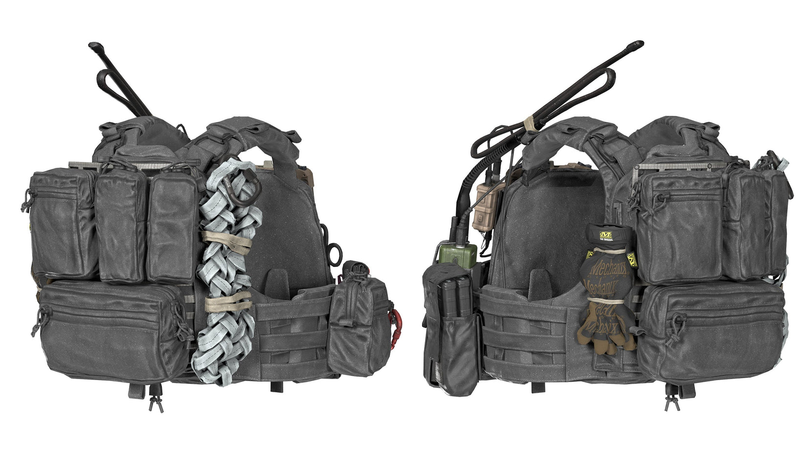 AVS PLATE CARRIER V1 - Low Poly 3D Model | Game-Ready Asset | 3DMA ...