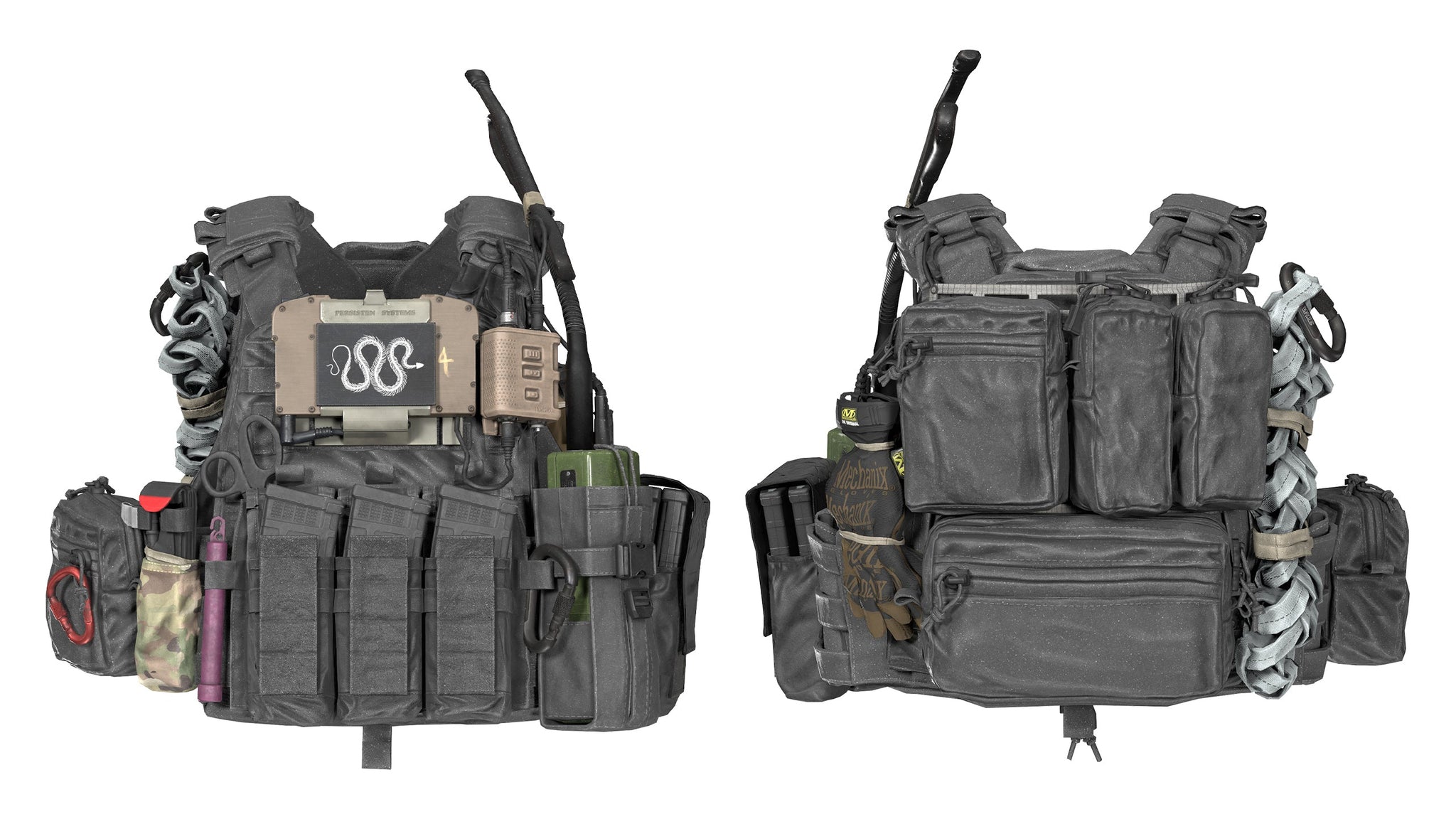 AVS PLATE CARRIER V1 – 3DMilitaryAssets