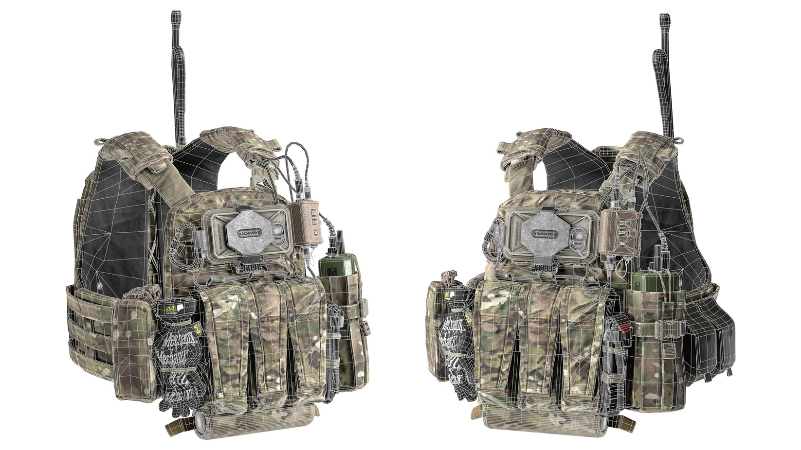 AVS PLATE CARRIER V2 - Low Poly 3D Model | Game-Ready Asset | 3DMA ...