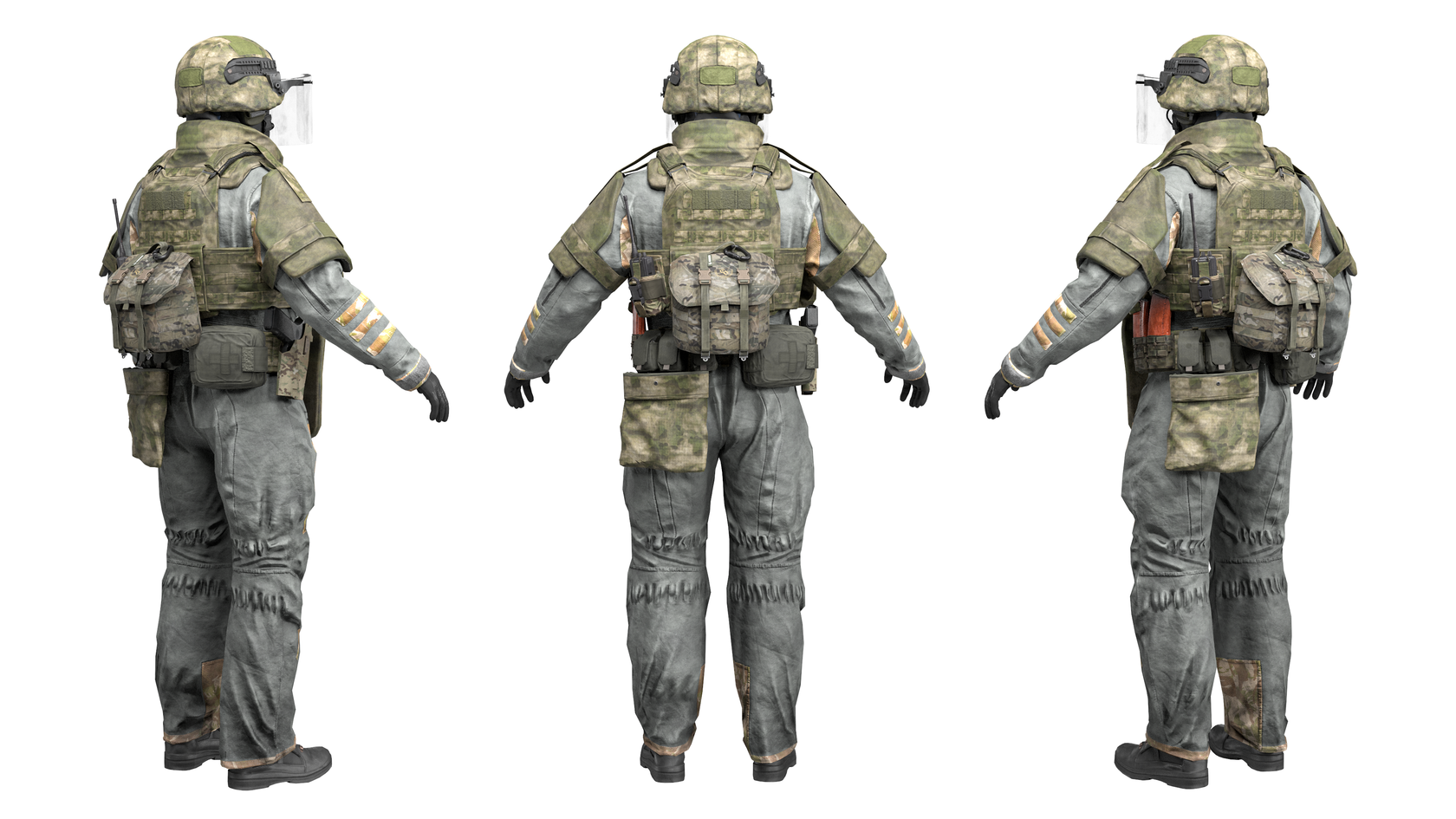 FORT FORTRESS FRAG SUIT – 3DMilitaryAssets