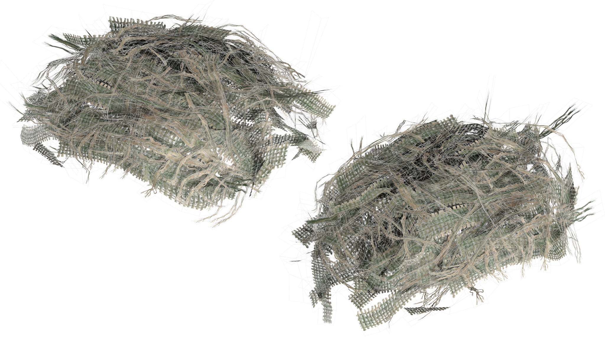 HELMET HOME-MADE SCRIM COVER – 3DMilitaryAssets