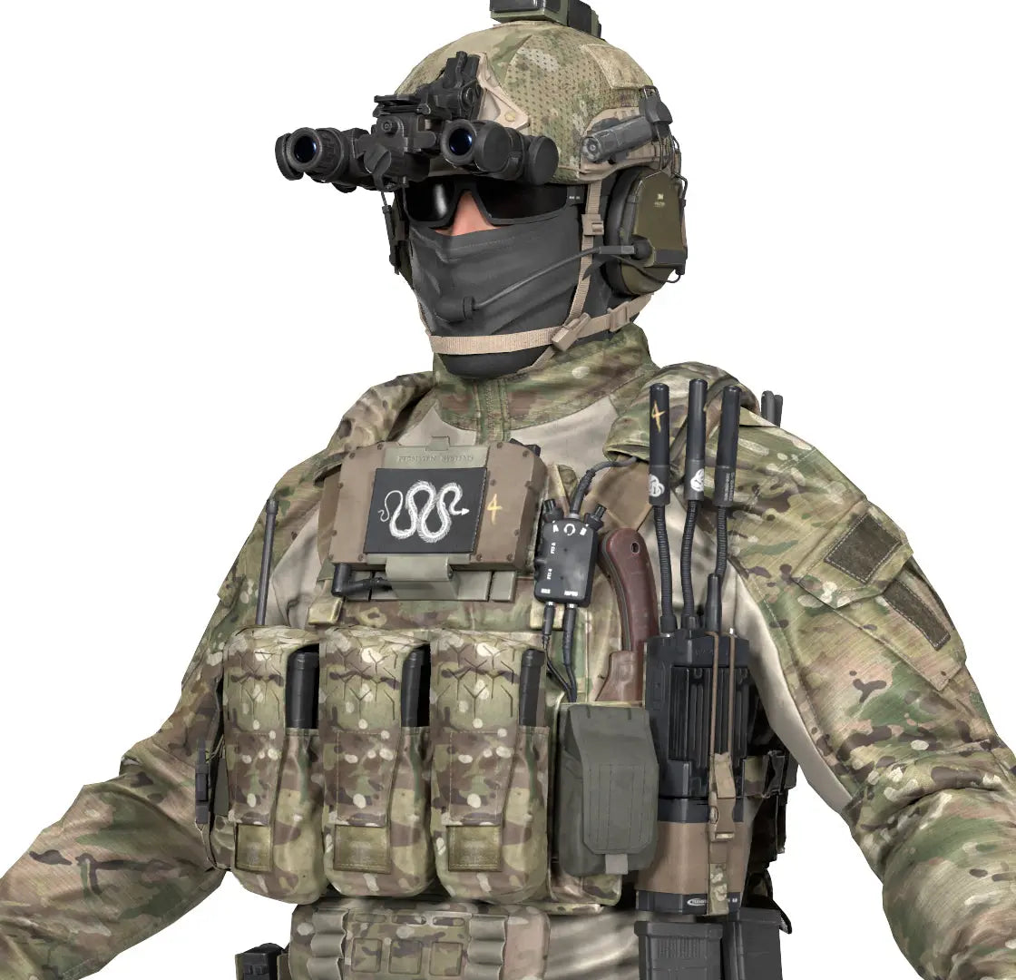 TBAS V5 PLATE CARRIER - Low Poly 3D Model | Game-Ready Milsim Asset ...